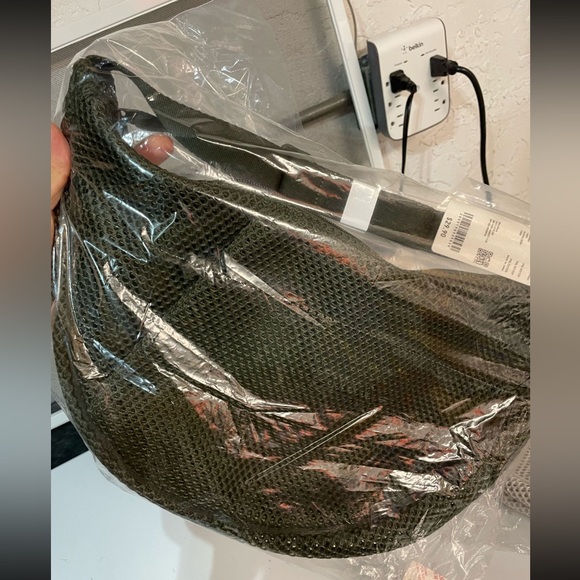 Uniqlo | Bags | Uniqlo Mesh Sling Bag In Olive Green | Poshmark